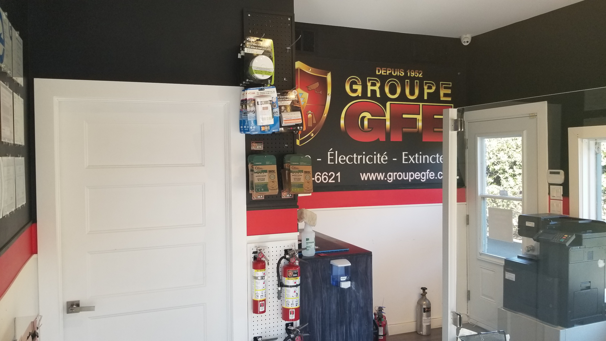 Produits - Groupe GFE | 450.372.6621 - Alarme incendie, Remplissage CO2